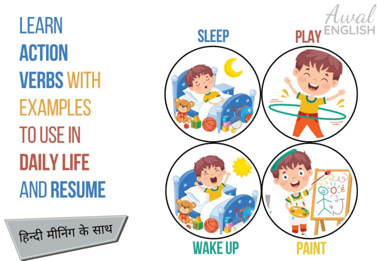 Learn Action Verbs With Examples To Use in Daily Life and Resume