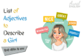 List of Adjectives to Describe a Girl - AwalEnglish.com